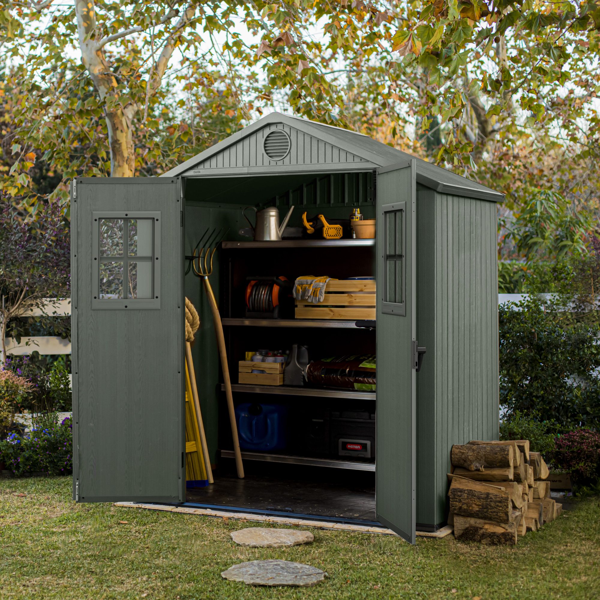 Keter Henley Shed 6' x 4' - Storage & Bins
