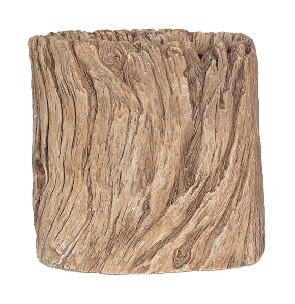 Apta Driftwood Planter Cream - Outdoor Pots