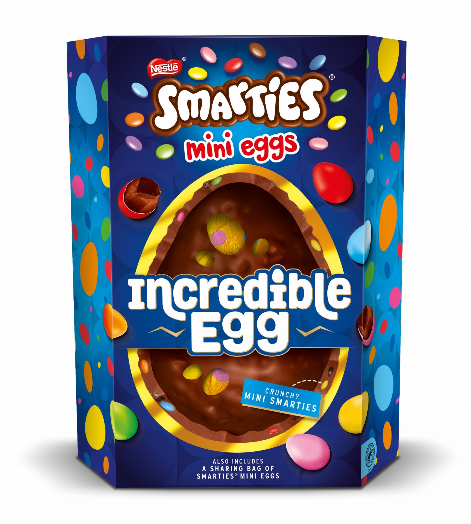 Smarties Mini Eggs Incredible Easter Egg 380g - Easter