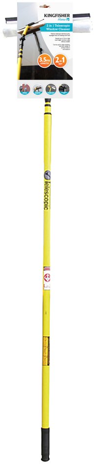 Kingfisher Telescopic Window Cleaner 3.5m - Cleaning