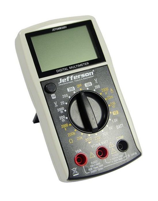 Jefferson Tools Jefferson Digital Multimeter 300v - Screws & Testers