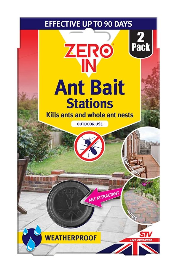 ZEROIN Zero In Round Ant Bait Trap 2 Pack - Pest Control