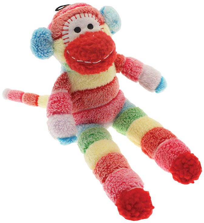 HAPPYPET Happy Pet Sock Monkey Assorted - Soft Toys