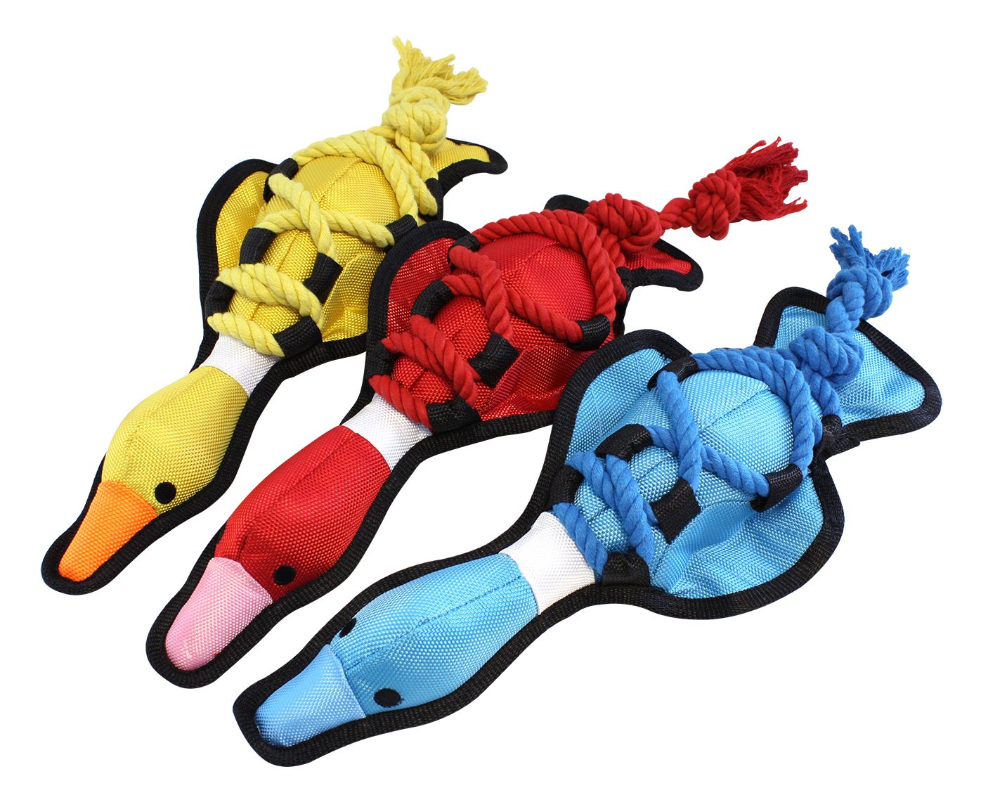 HAPPYPET Happy Pet Cross Ropes Duck Assorted - Dog