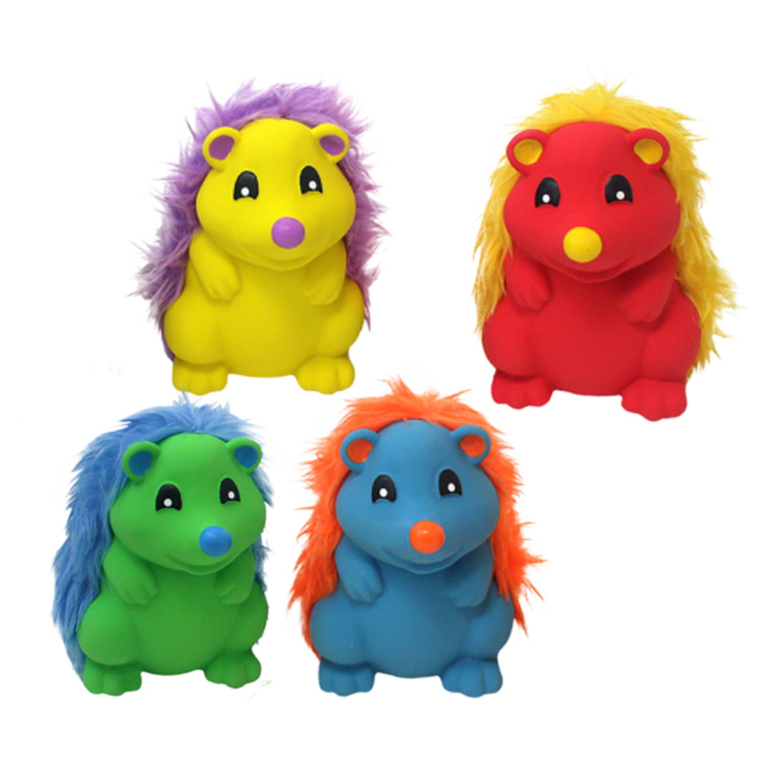 HAPPYPET Latex Hedgehog Assorted - Soft Toys