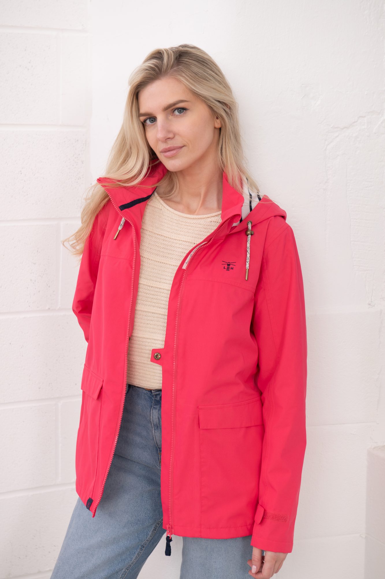 Lighthouse Lighthouse Beachcomber II Coat Raspberry - Coats, Jackets ...