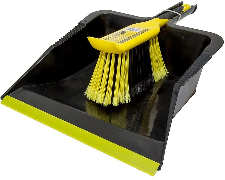 Bulldozer Dustpan & Brush - Brooms, Brushes & Buckets