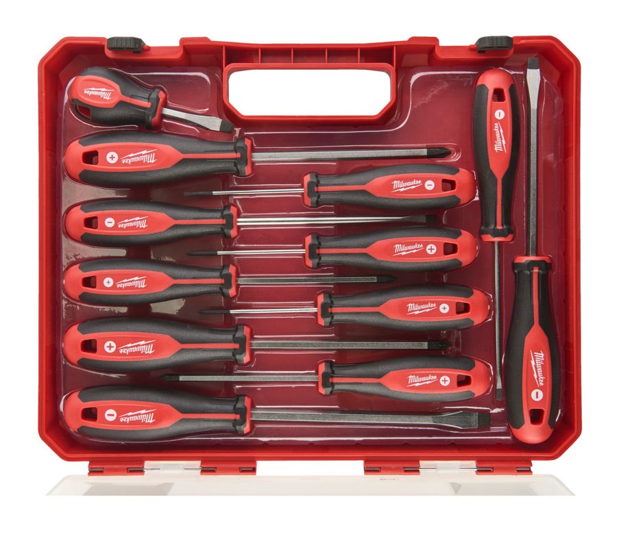 MILWAUKE Milwaukee Tri-Lobe Screwdriver Set 12 Piece - Milwaukee Hand ...