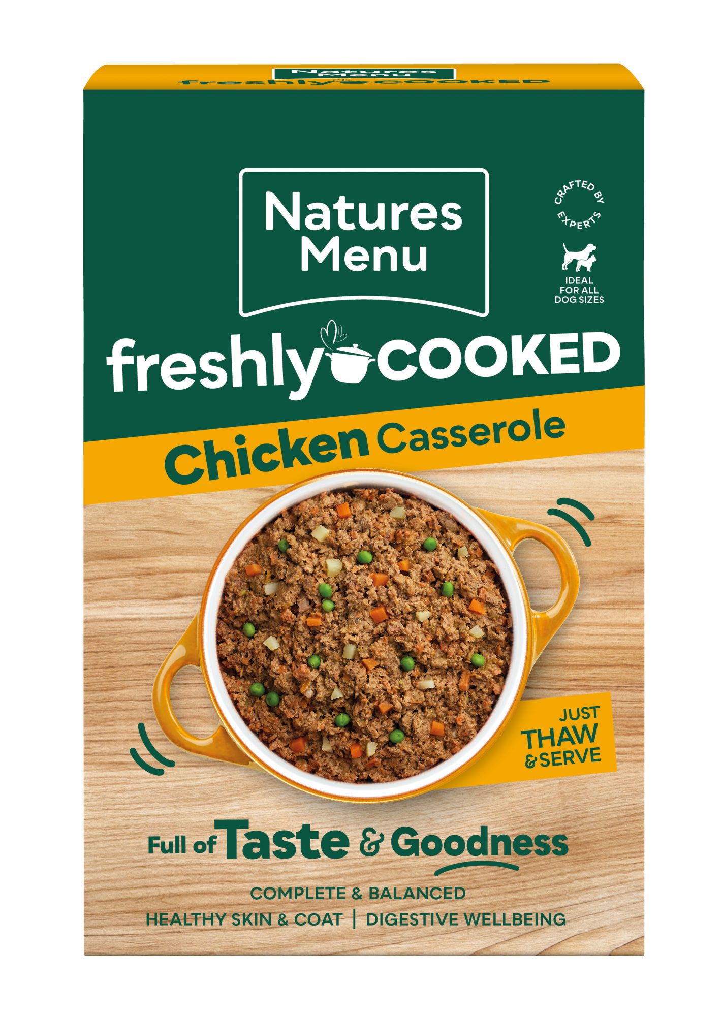 NATMENU Natures Menu Freshly Cooked Frozen Dog Food 400g - Frozen & Raw ...