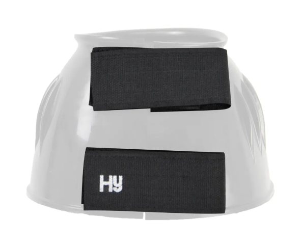 HY Equestrian Over Reach Boots White - Joints & Mobility