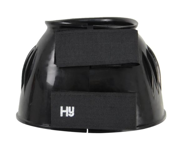 HY Equestrian Over Reach Boots Black - Joints & Mobility