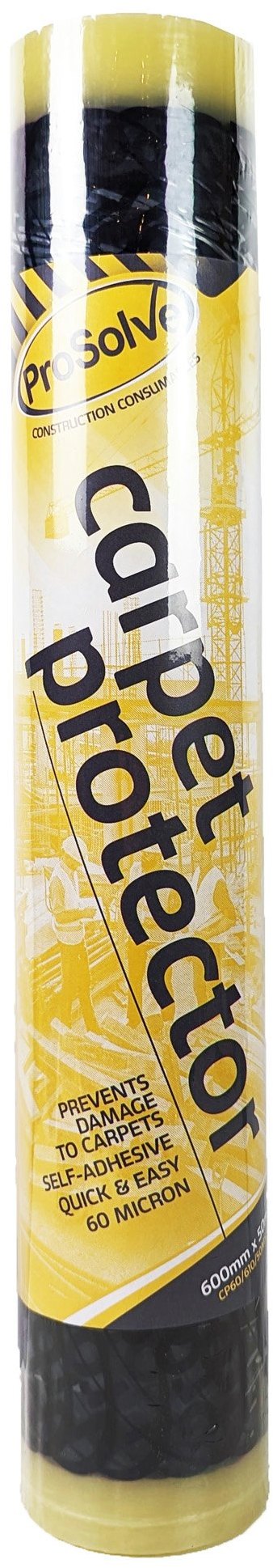 Prosolve Carpet Protector 60 microns 600mm x 25m - Dust Sheets & Buckets