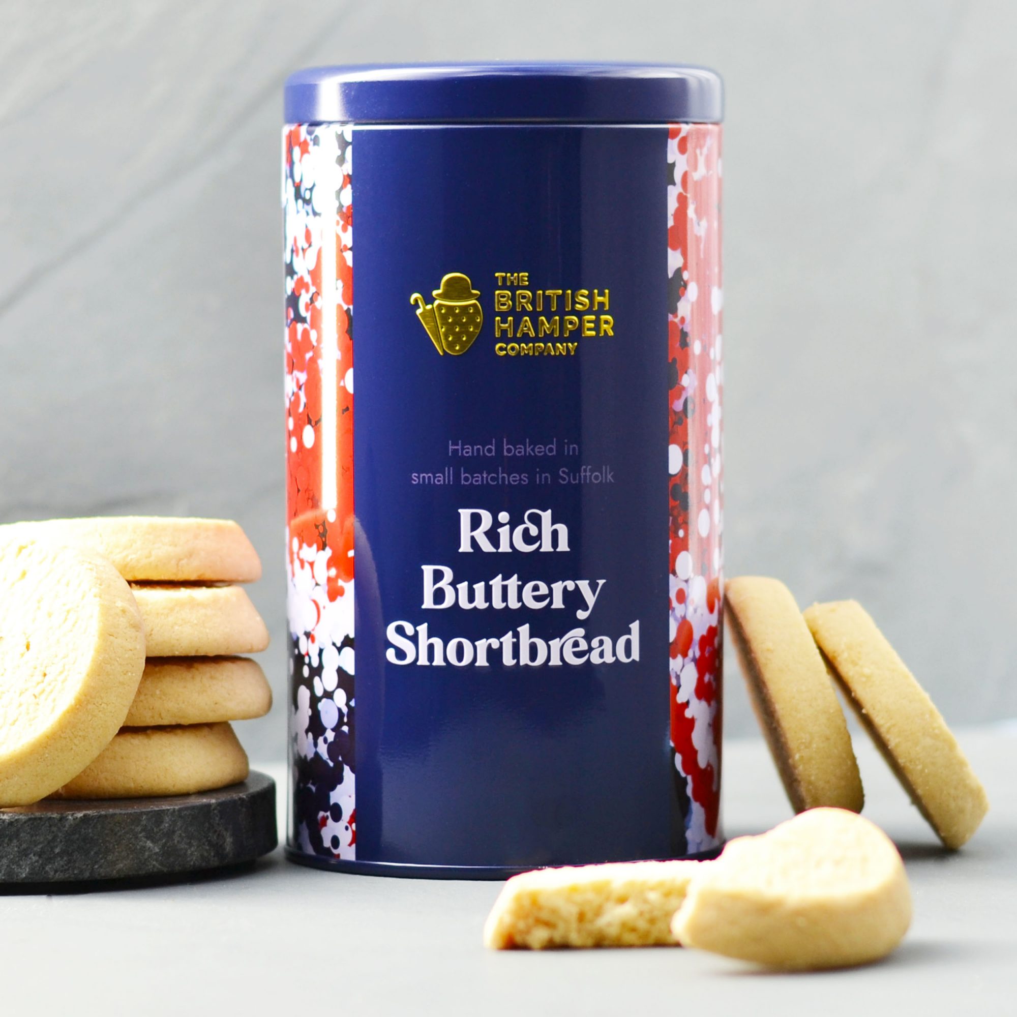 British Hamper Rich Buttery Shortbread Tin 150g - Biscuits & Cakes