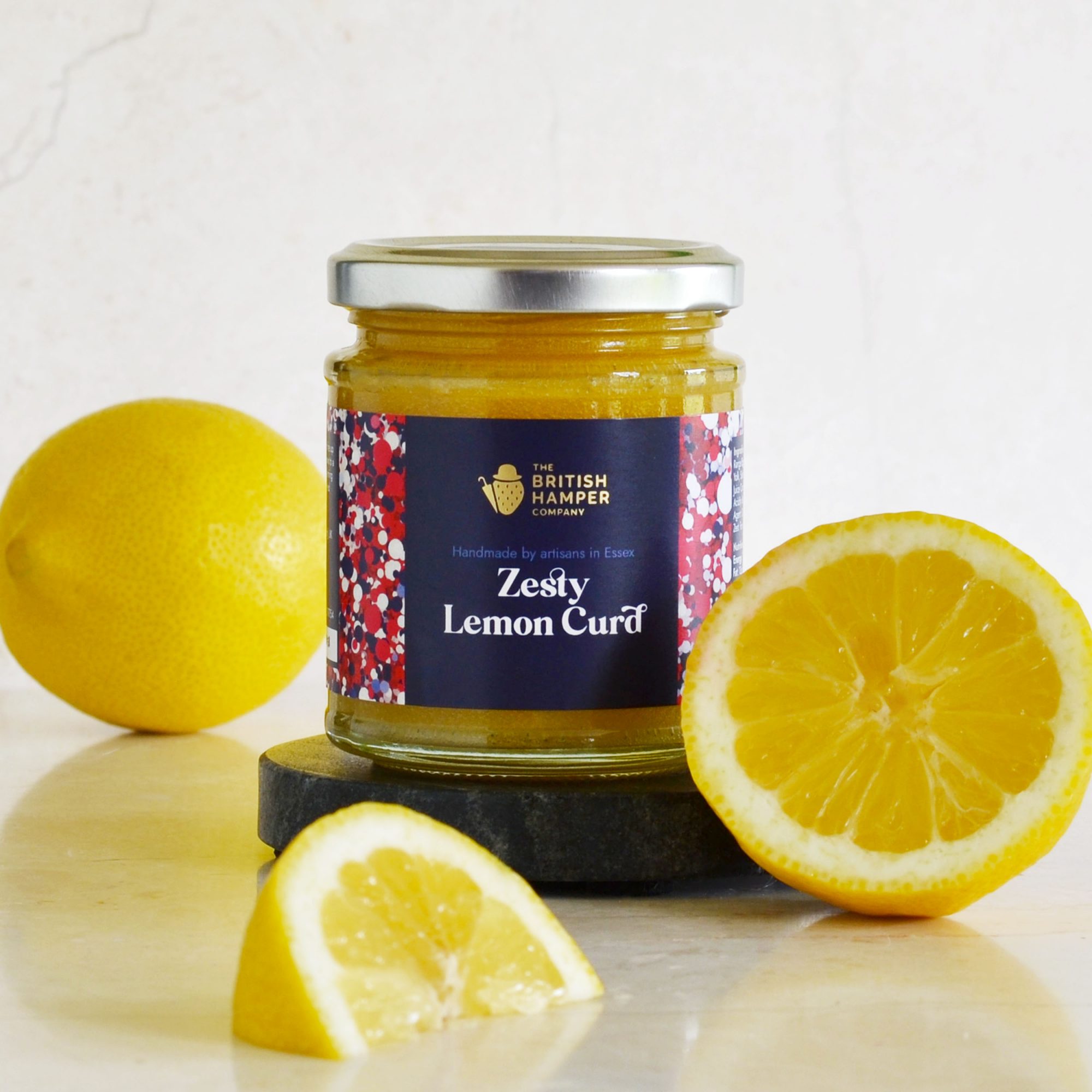 British Hamper Zesty Lemon Curd 220g - Food & Drink