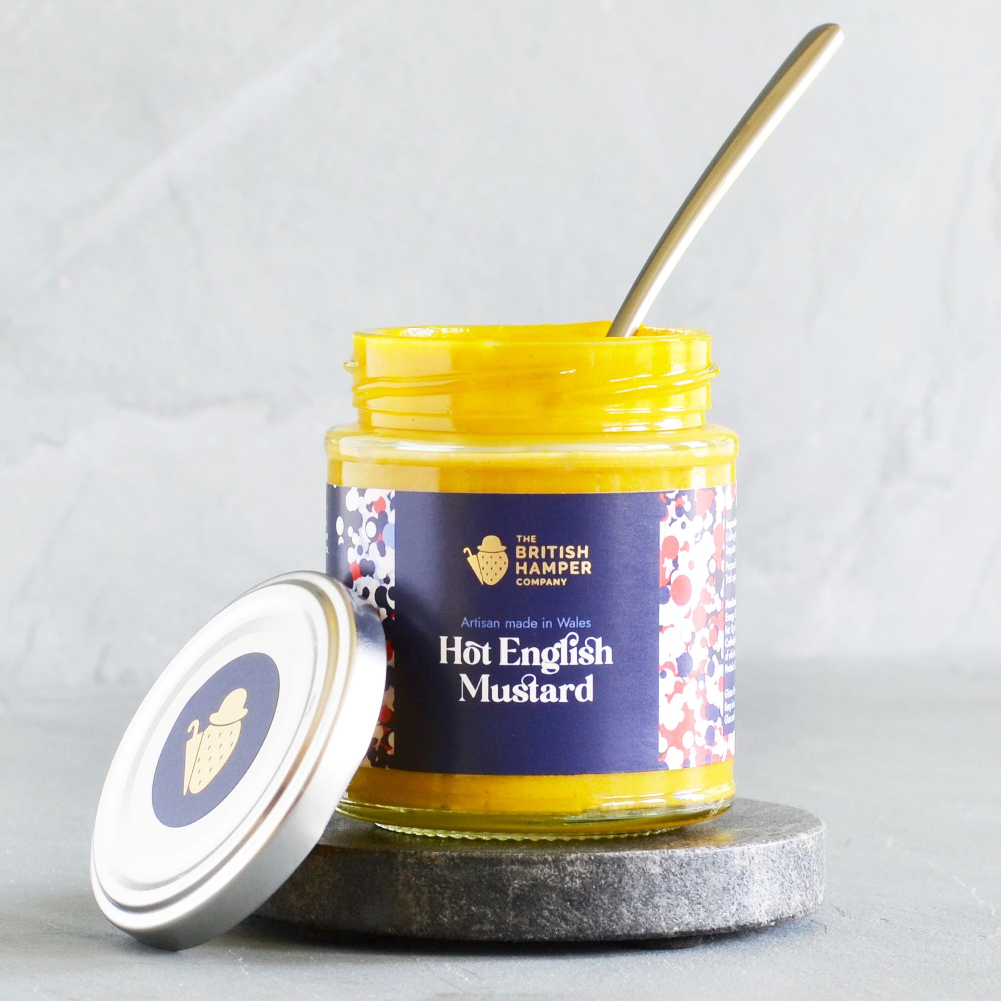 British Hamper Hot English Mustard 200g - Food & Drink
