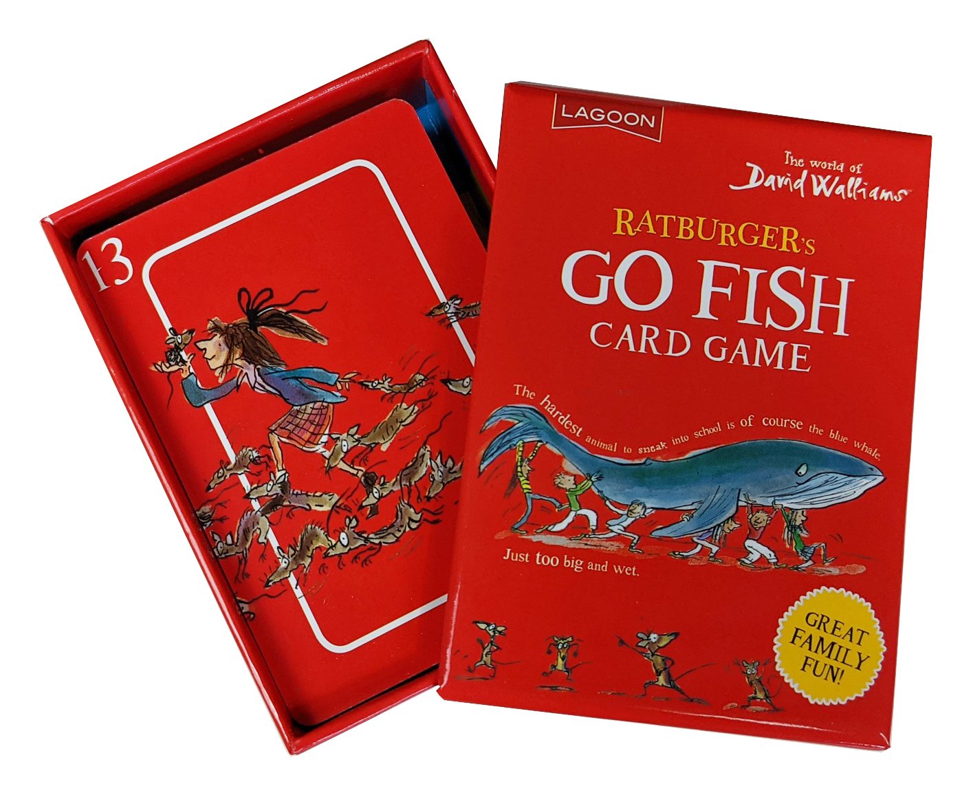 David Walliams Ratburger's Go Fish Card Game - Games & Puzzles
