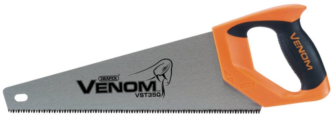 Draper Venom First Fix Triple Ground Tool Box Saw 350mm - Saws, Knives ...