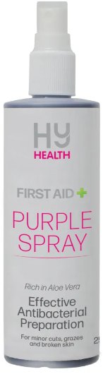 HY Equestrian HyHealth Purple Spray 250ml - First Aid & Wound Care