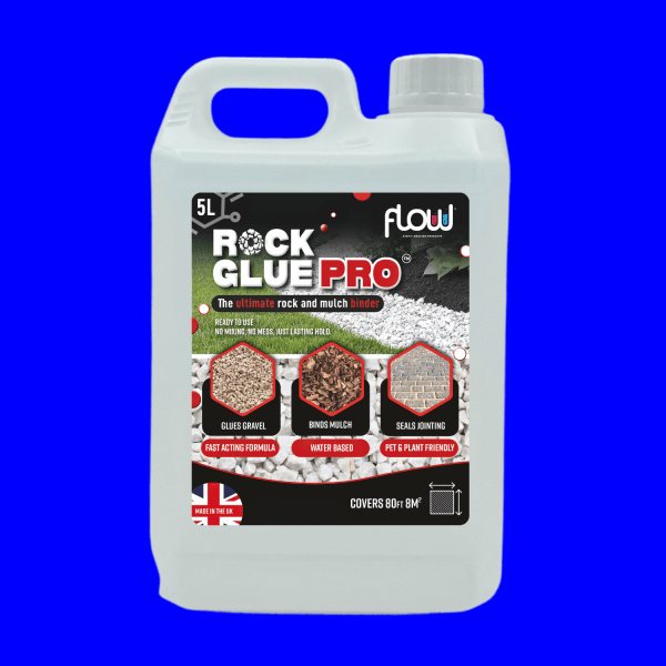 Flow Pro Adhesive Rock & Mulch Glue 5L - Aggregates & Stone