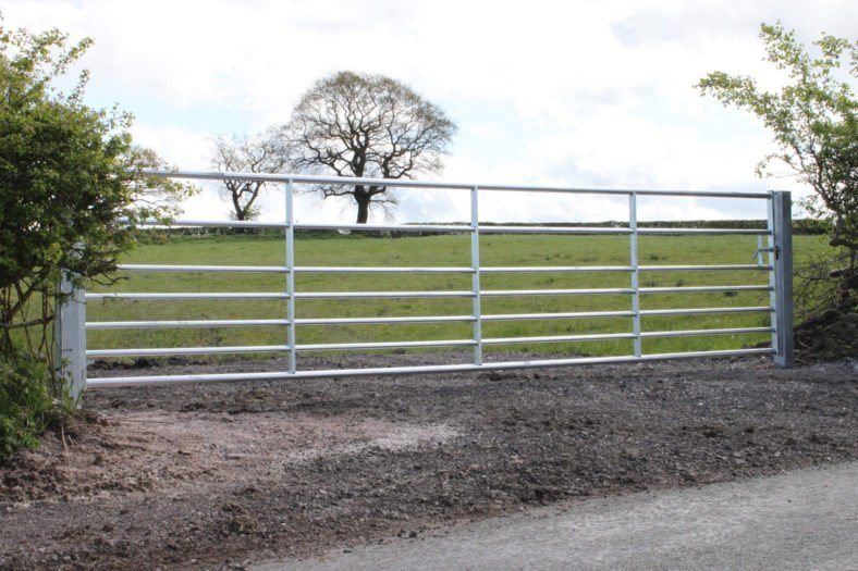 IAE 7 Rail Galvanised Big Bar Gate - Field Gates