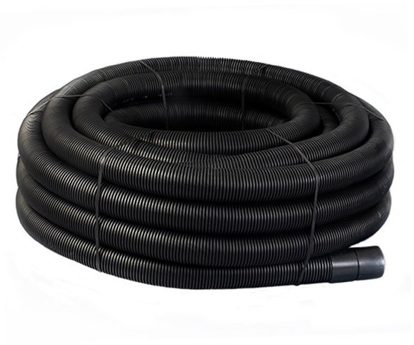 Black Electrical Ducting Coil 63mm x 50m - Waste, Drainage & Waterpipes