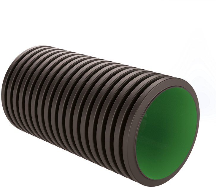 Perforated Twinwall Pipe 6m - Waste, Drainage & Waterpipes