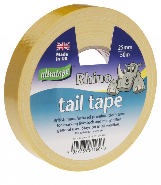 Ultratape Cow Tail Tape 25mm x 50m - Marking & Heat Detection
