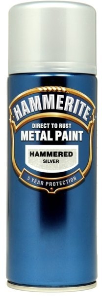 Hammerite Hammered Direct To Rust Metal Paint 400ml - Metal Paints