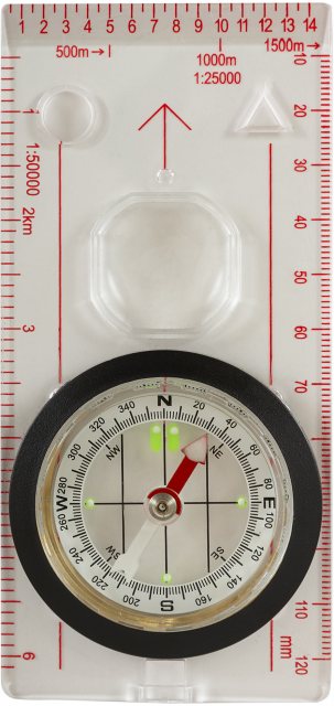Highlander Deluxe Map Compass - Camping Accessories