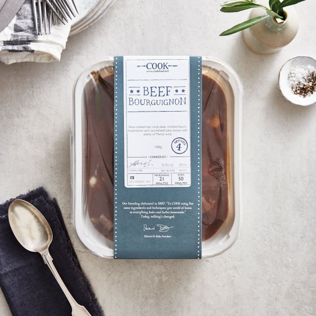 Cook Beef Bourguignon Frozen Meal - Ready Meals