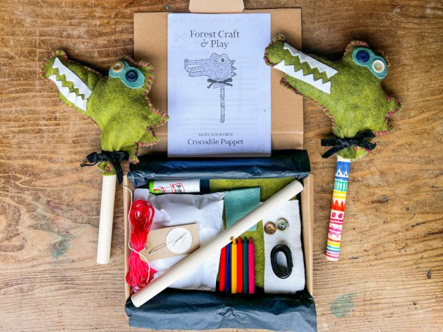 FORESTCR Kids Crocodile Puppet Craft Kit - Arts & Crafts